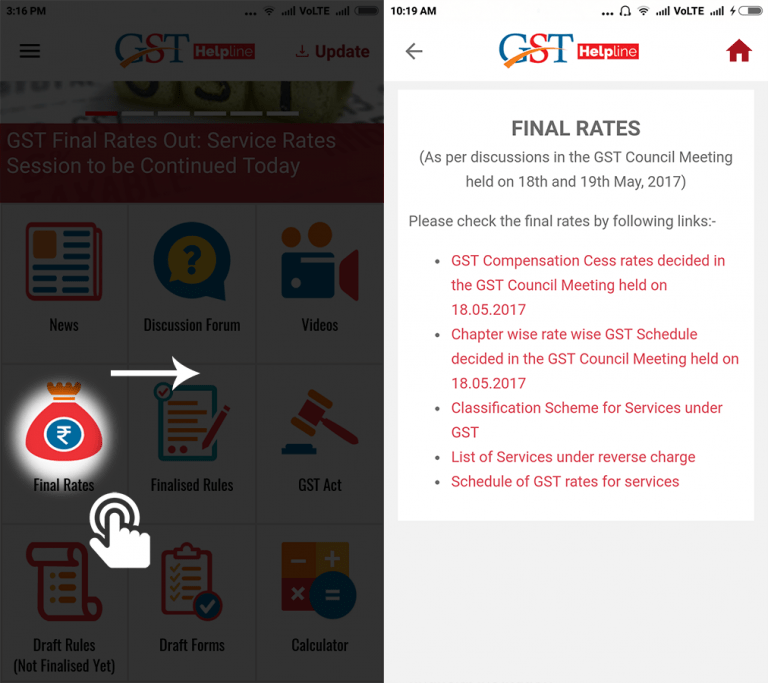GST Mobile App Development Company - GST Helpline App
